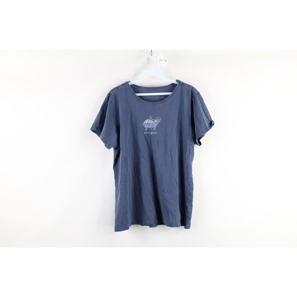 Life Is Good | Shirts | Vintage Life Is Good Large Faded Bubble Bath ...